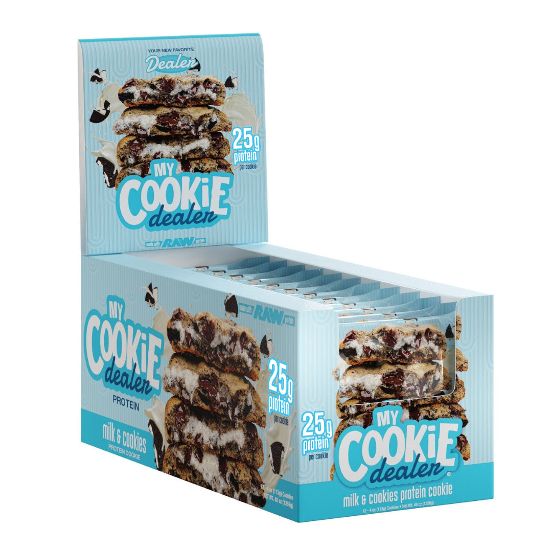 12 pack Milk & Cookies Protein Cookie – My Cookie Dealer